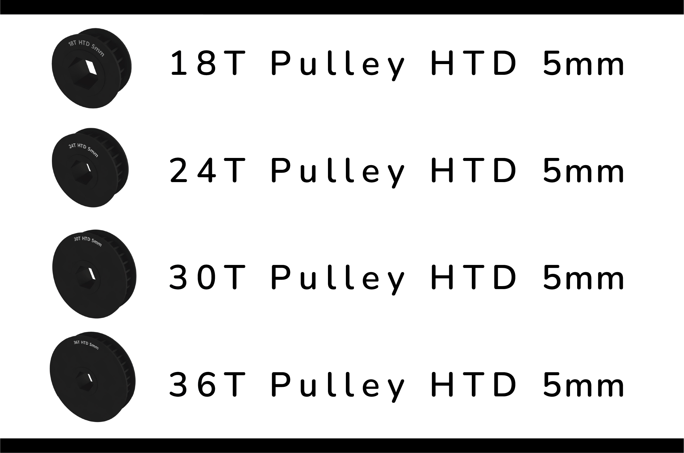 HTD Pulley 5mm – Last Anvil Innovations